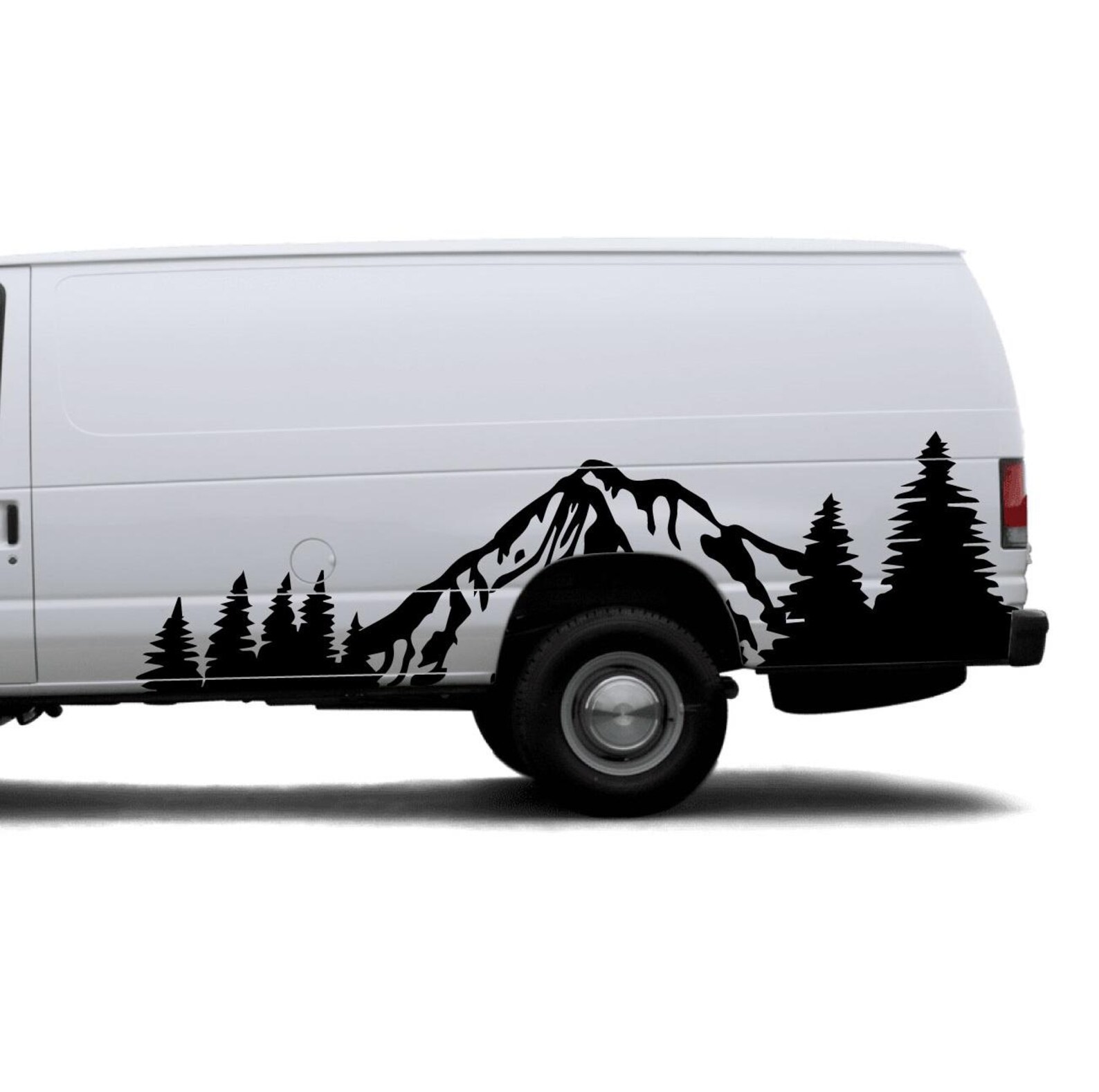 Mountains Trees Graphics Stickers Decals Vinyl Compatible With Ford ...