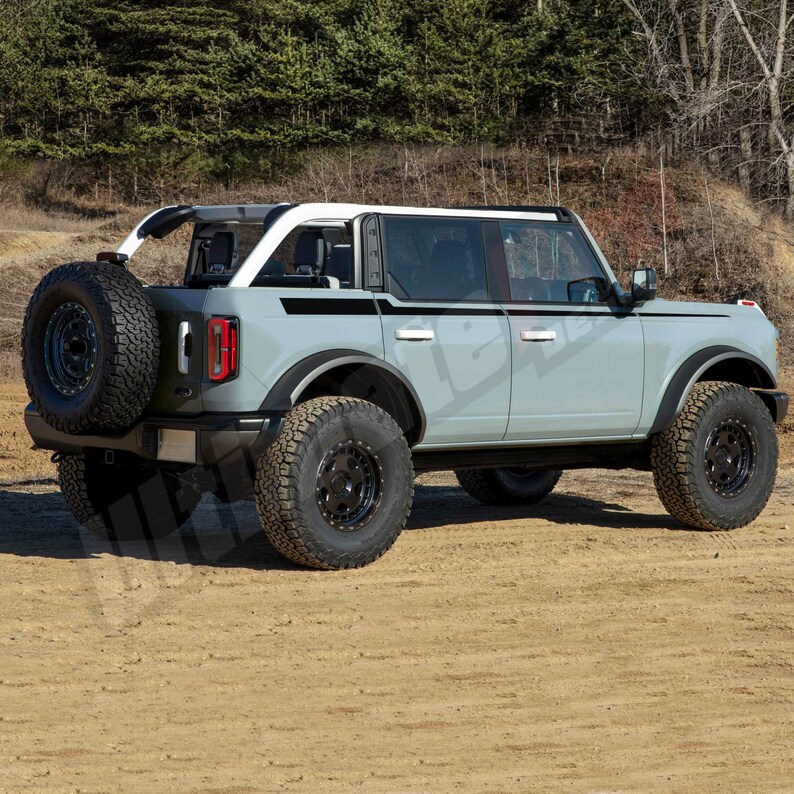 Door Line Edge Stripes Decal Sticker Sport Compatible With Ford Bronco ...