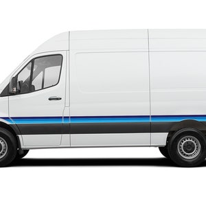 Retro Stripes Graphics Stickers Decals Vinyl Compatible With Mercedes ...