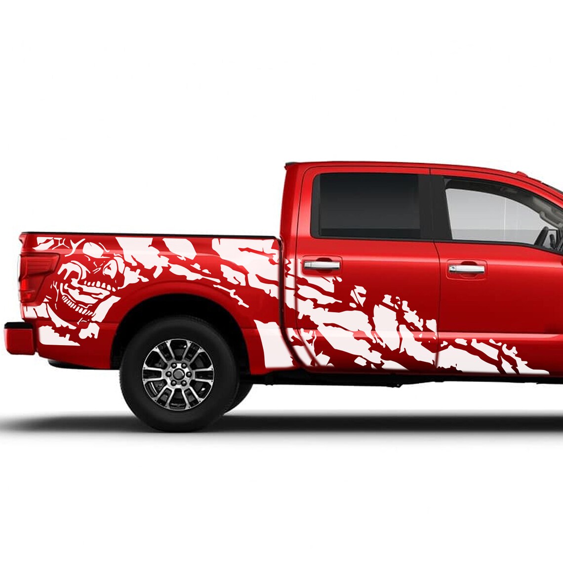 Side Nightmare Graphics Stripe Decals Stickers Vinyl Compatible With ...