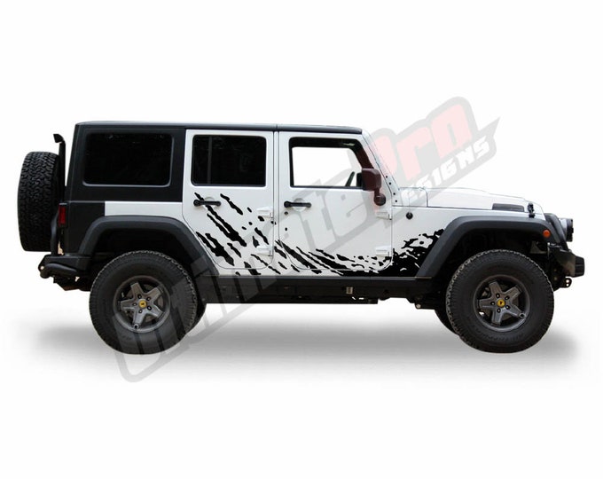 4x4 Splash Vinyl Sticker Side Doors Sport Decal Compatible - Etsy