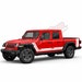 Scrambler Sport Stripes Sticker Decal Compatible With Jeep Gladiator JT ...