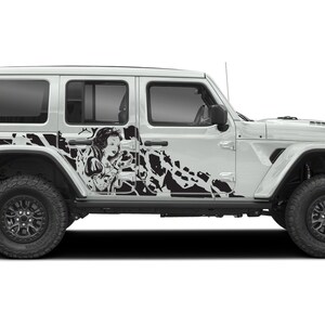 Sticker Side Doors Decal Compatible With Jeep Wrangler JL 2019 2020 ...
