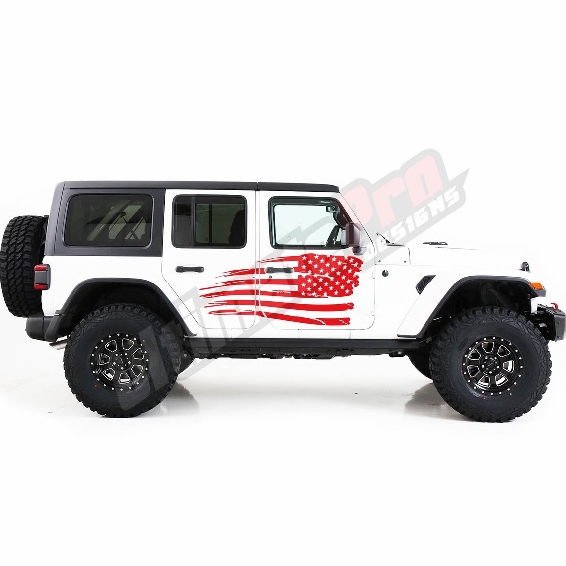 Sticker Flag Decal Compatible With Jeep Wrangler JL 2019 2020 - Etsy