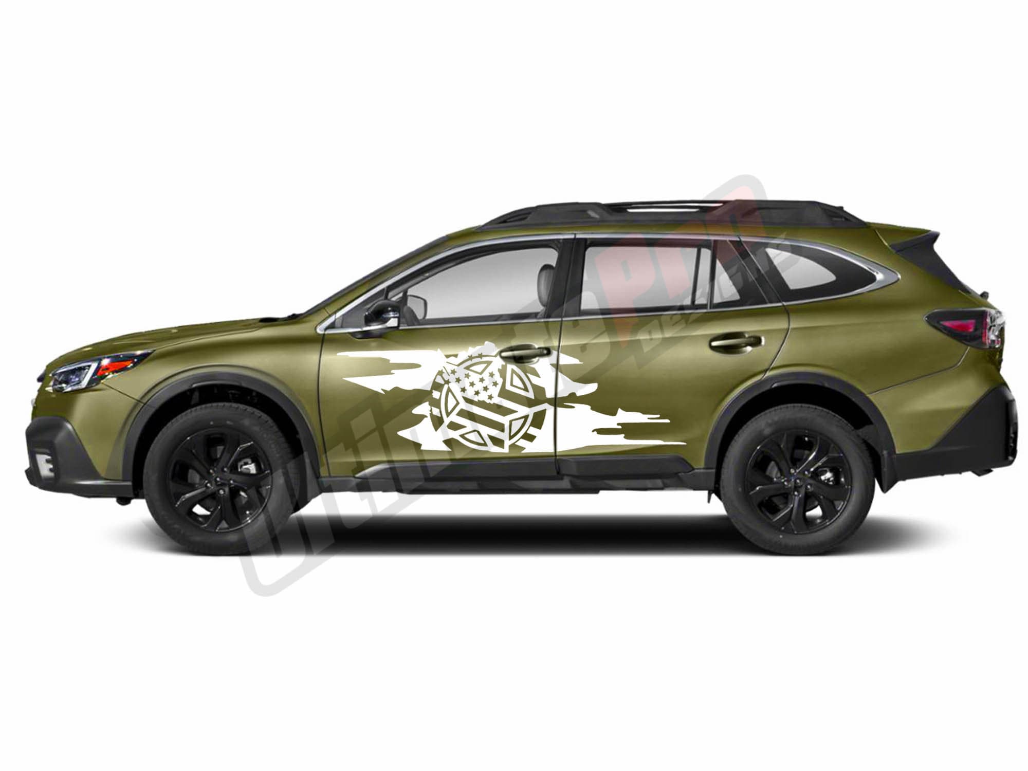 Army Star Side Door Sticker Sport Decal Compatible With Subaru Outback ...