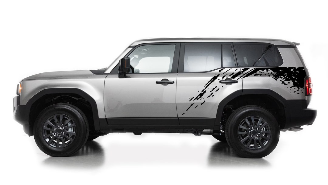 Mud Splash Design Decal Sticker Compatible With Toyota Land Cruiser ...