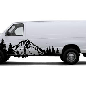 Mountains Trees Graphics Stickers Decals Vinyl Compatible With Ford ...