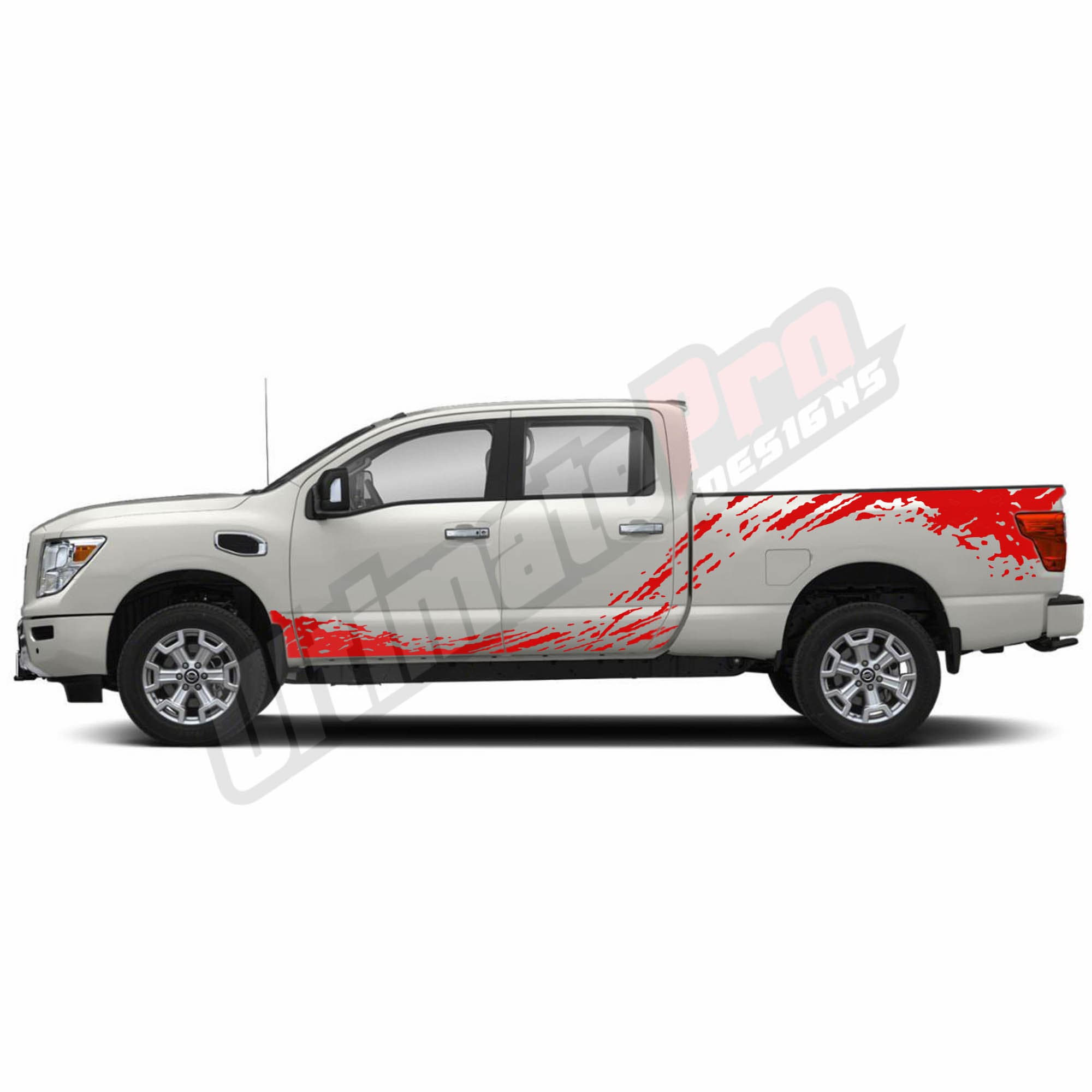 Set Splash Vinyl Decal Sticker Compatible With Nissan Titan - Etsy