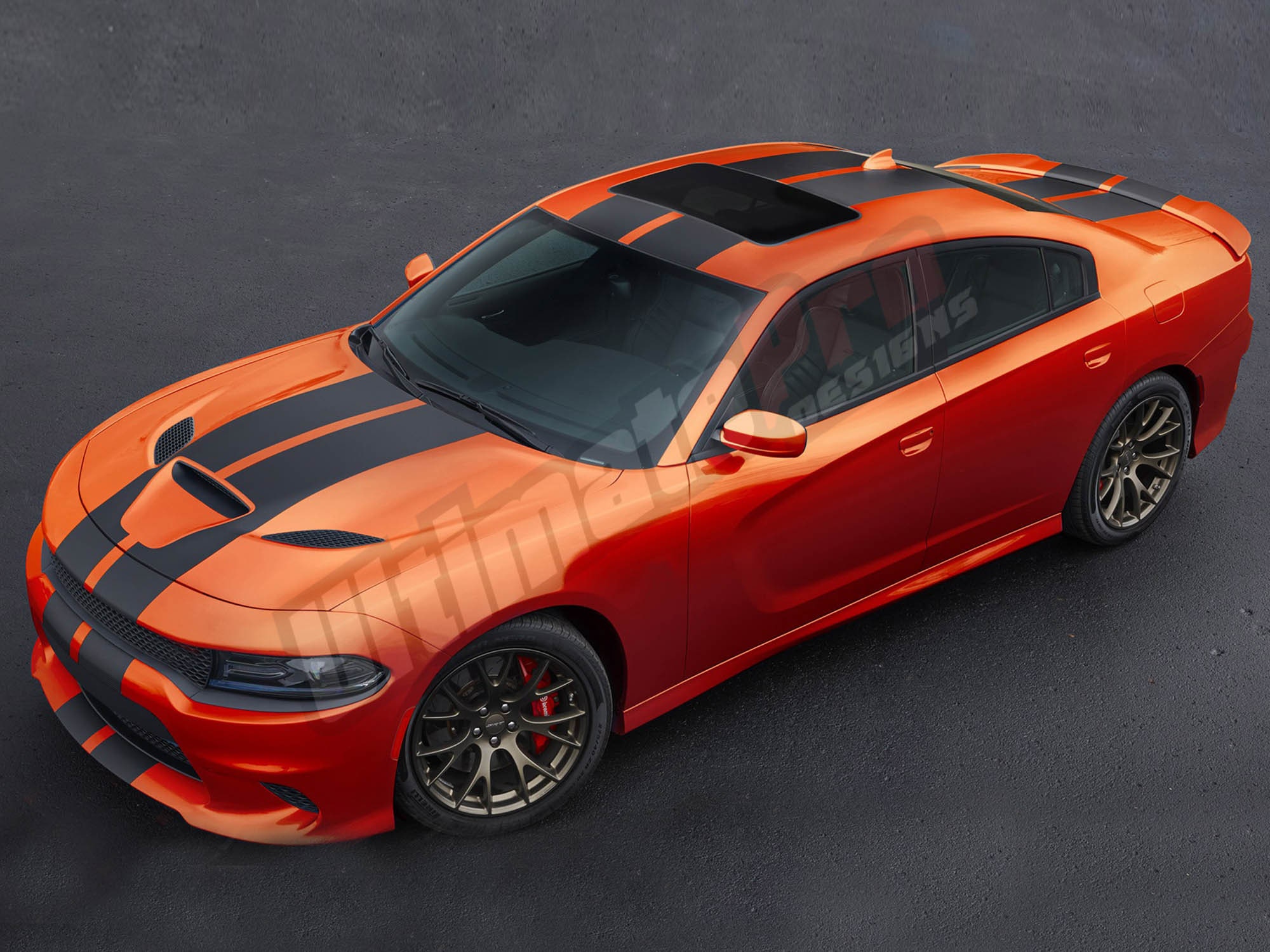 Full Body Stripes Decals Compatible With Dodge Charger SRT | Etsy