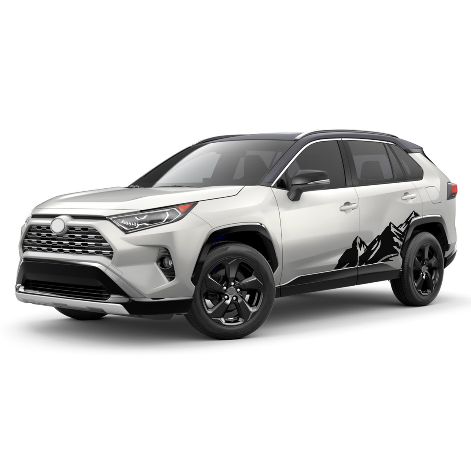 Mountains Decal Compatible With Toyota Rav4 2019 2020 SUV Hybrid Vinyl ...