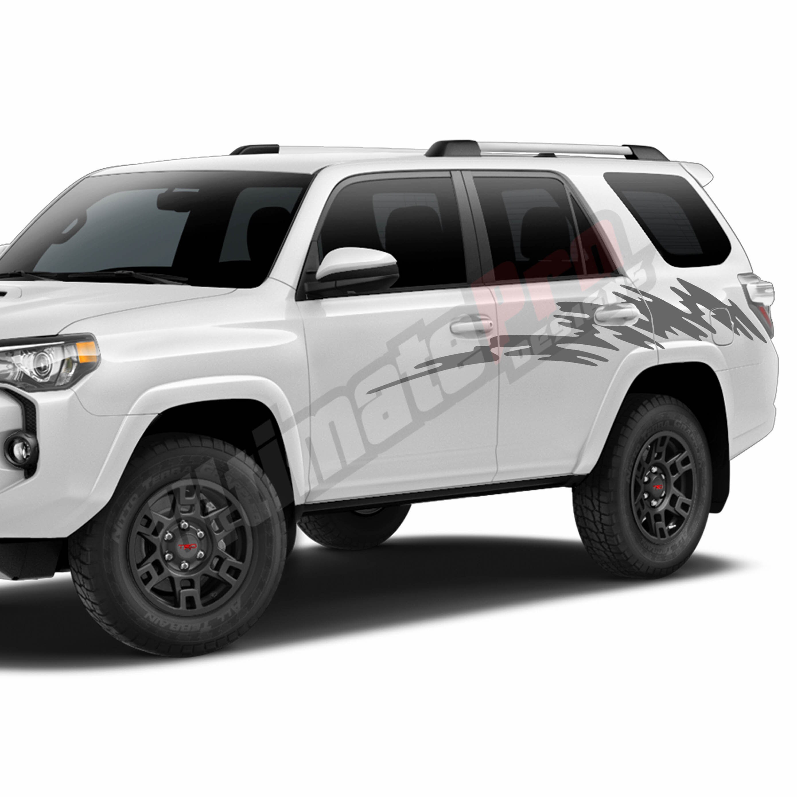 Side Sticker Decal Brush Splash Compatible With Toyota 4runner 2009 ...