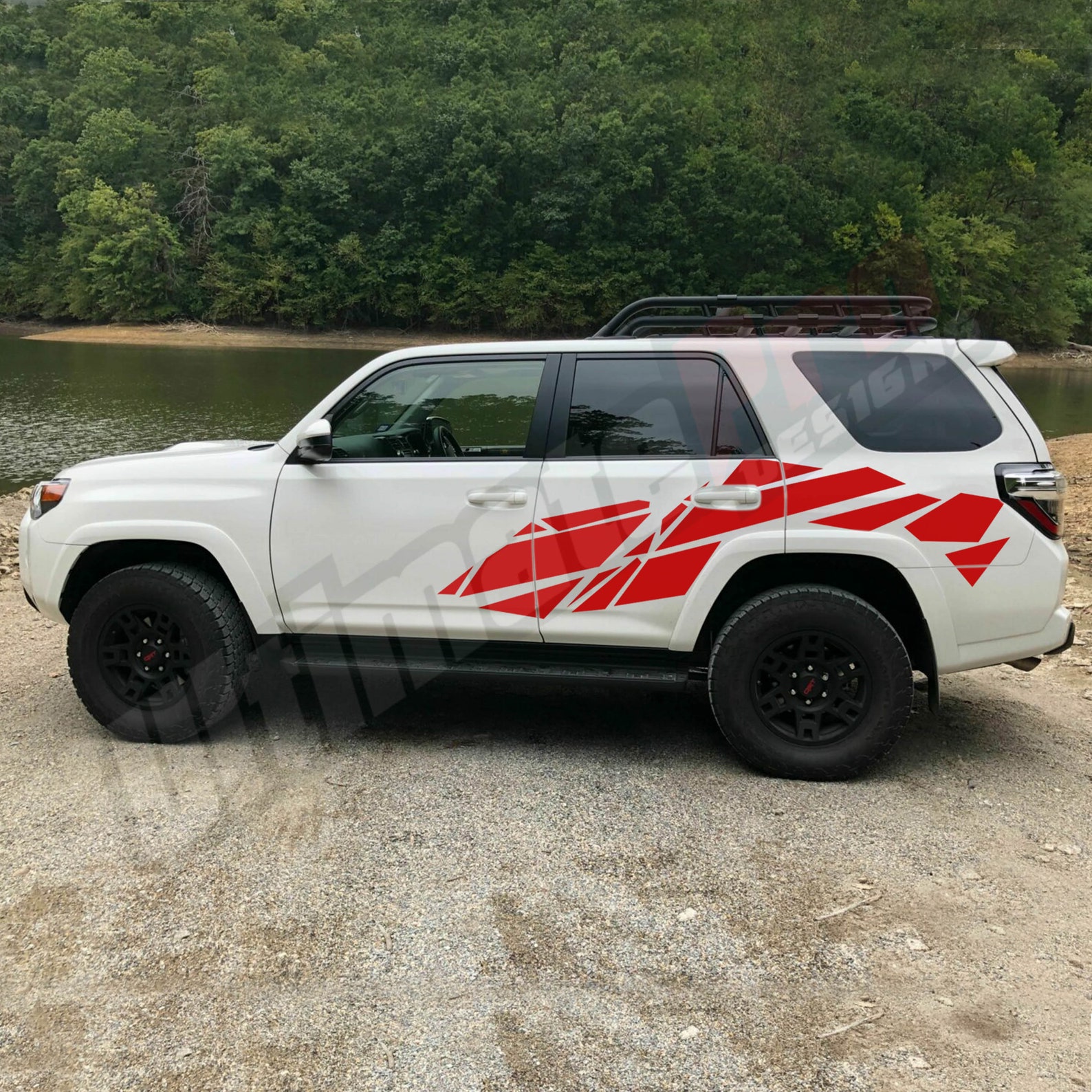 Set of Vinyl Wrap Compatible With Toyota 4runner 2015 2021 Decal ...