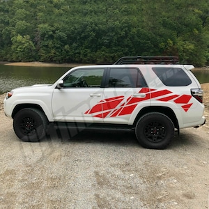 Set of Vinyl Wrap Compatible With Toyota 4runner 2015 - 2021 Decal ...