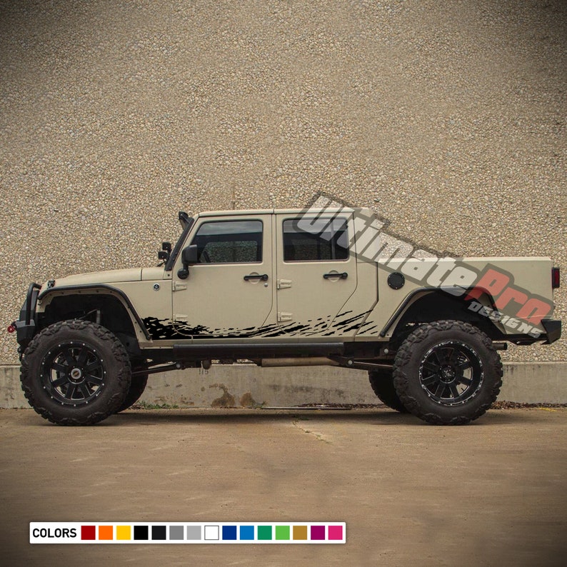 Mud Splash 4x4 Vinyl Sticker Side Doors Sport Decal Compatible - Etsy