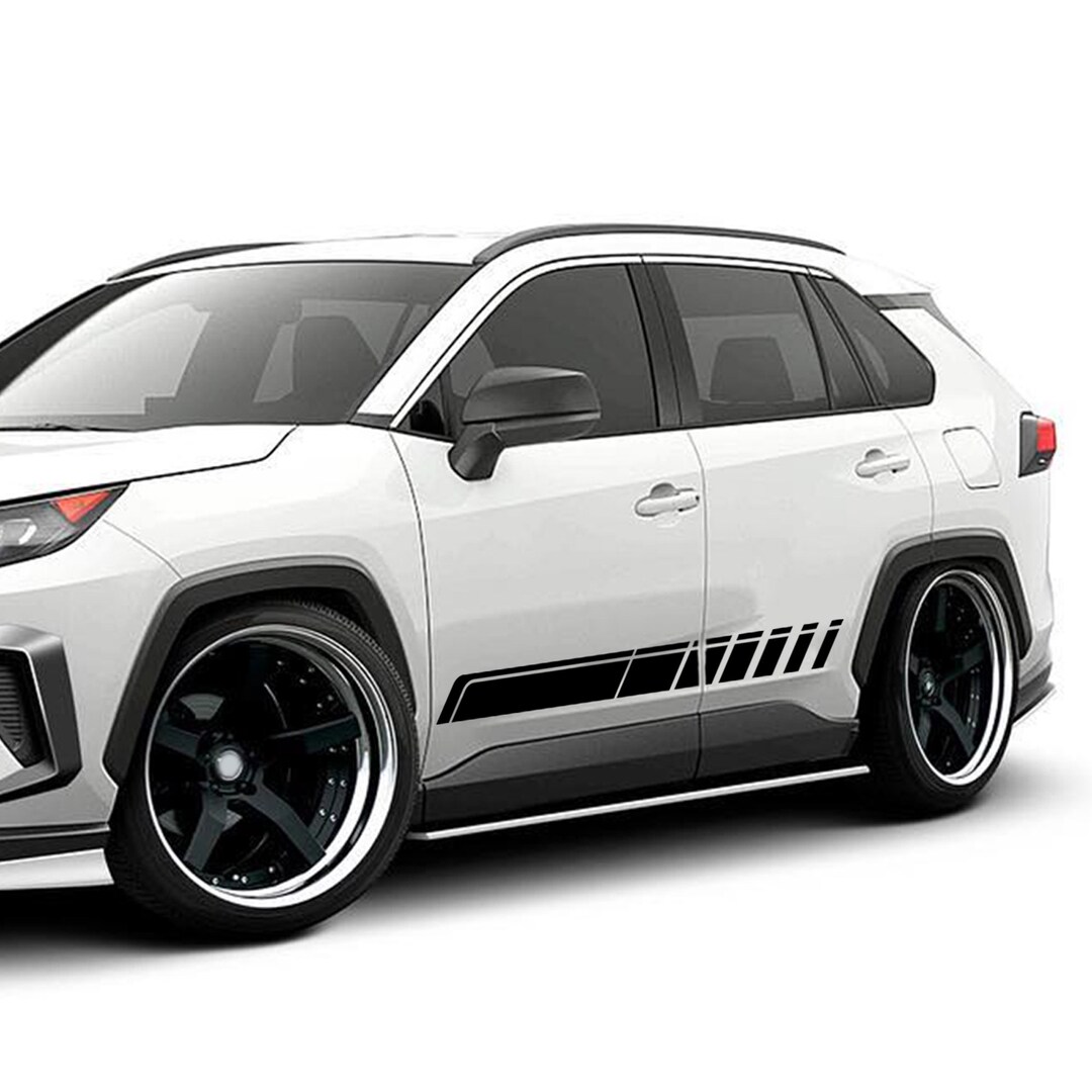 Decal Vinyl Compatible With Toyota Rav4 2019 2020 SUV Hybrid Side Door ...