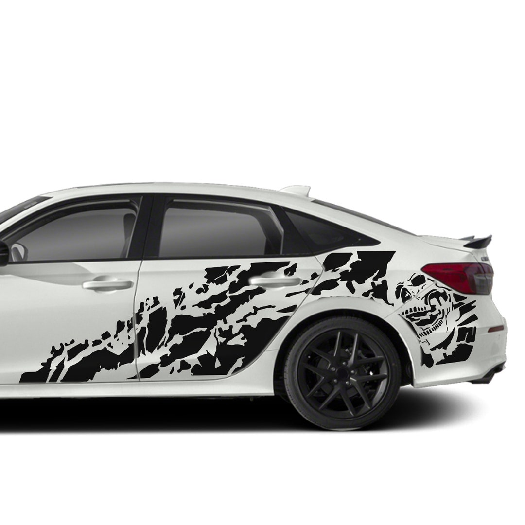 Nightmare Graphics Stripe Decals Stickers Vinyl Compatible With Honda ...