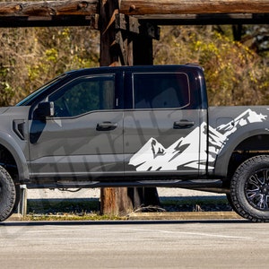 Mountains Sticker Sport Compatible With Ford F150 Super Crew Cab 2009 ...