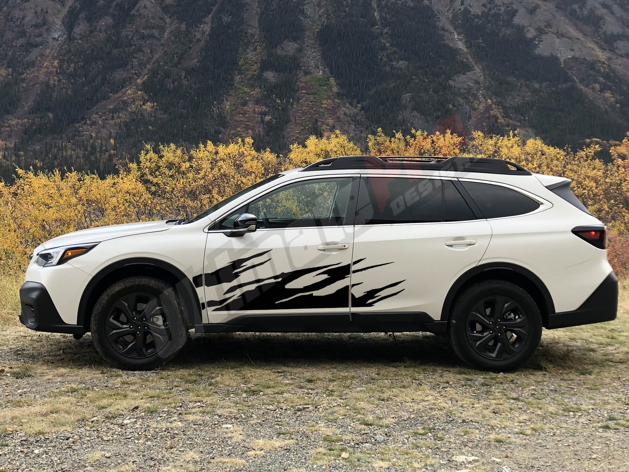 2x Flames Decals Compatible With Subaru Outback 2015 2016 2017 2018 ...