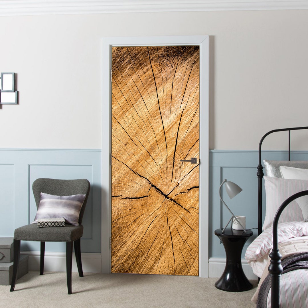 Modern Home Living Room Door Decal Sticker Vinyl - Bedroom or Bath Room ...