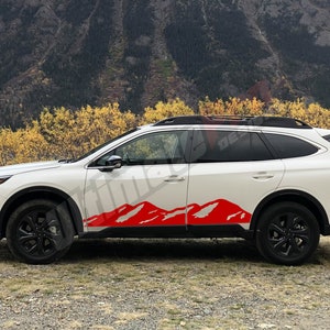 Vinyl Sticker Sport Decal Side Door Big Mountains Compatible With ...