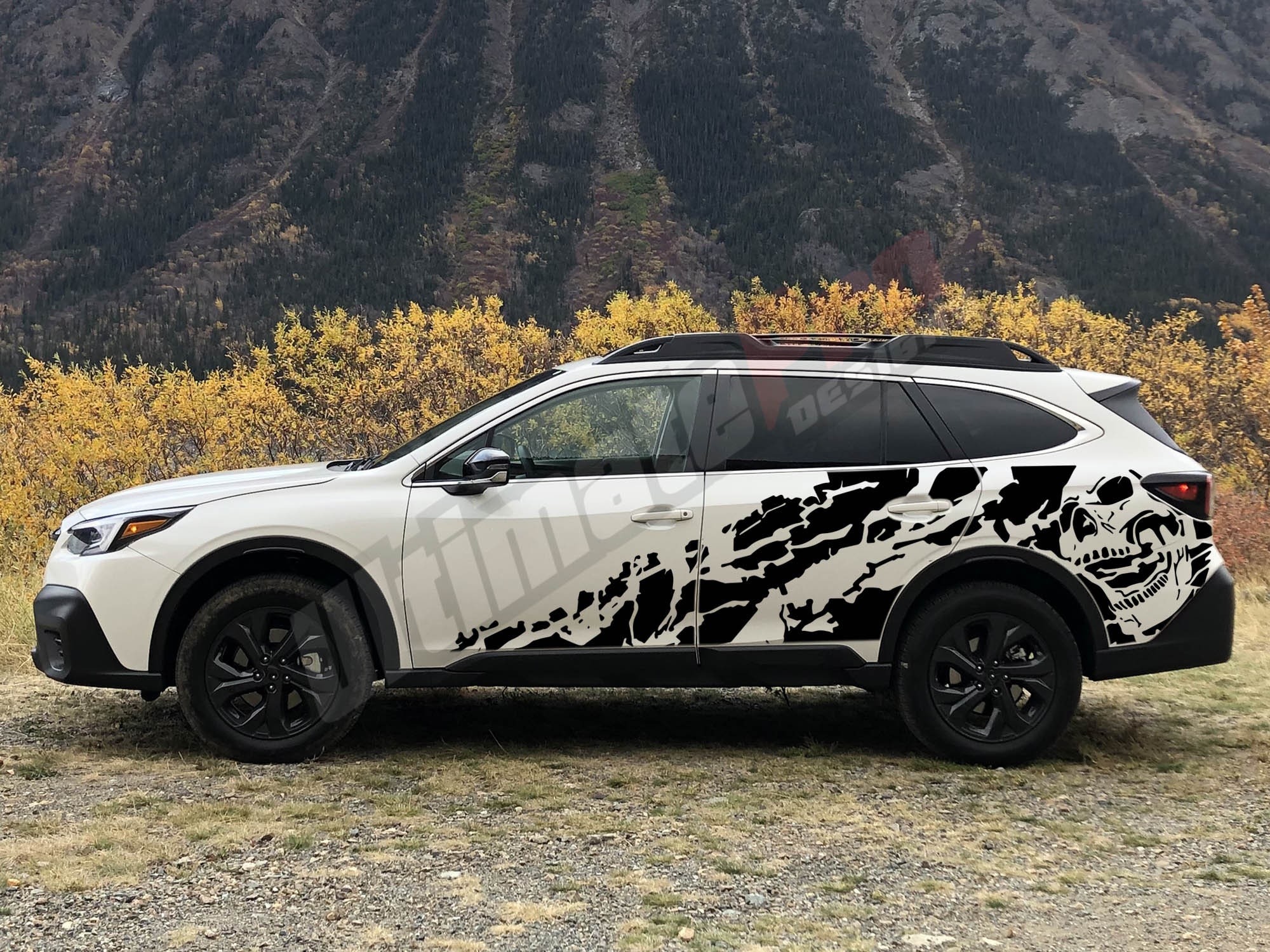 Scull Vinyl Decals Compatible With Subaru Outback Sport 2015 - Etsy