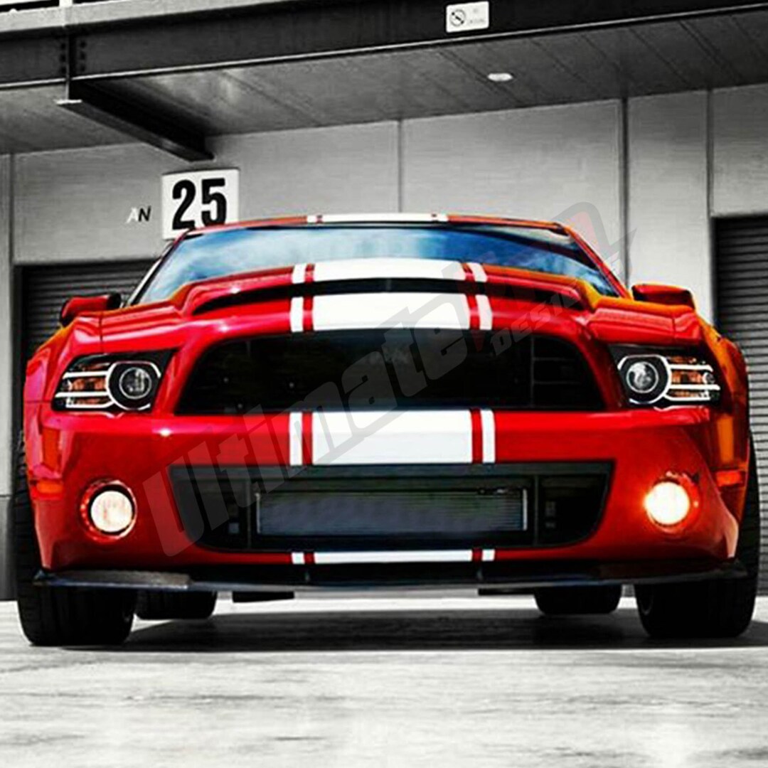 Wrap Full Body Stripe Decal Sticker Compatible With Ford Mustang Side ...