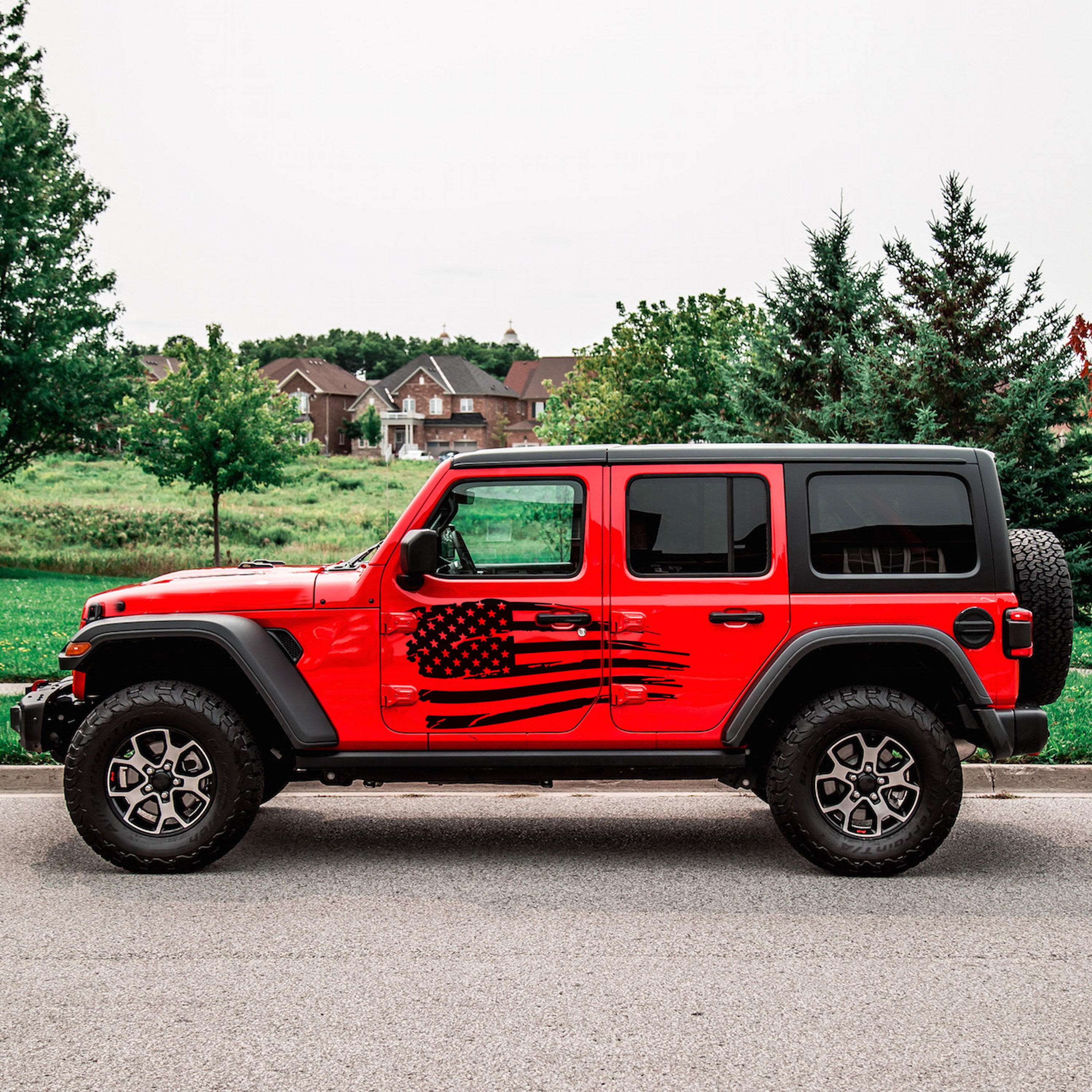 Sticker Flag Decal Compatible With Jeep Wrangler JL 2019 2020 - Etsy