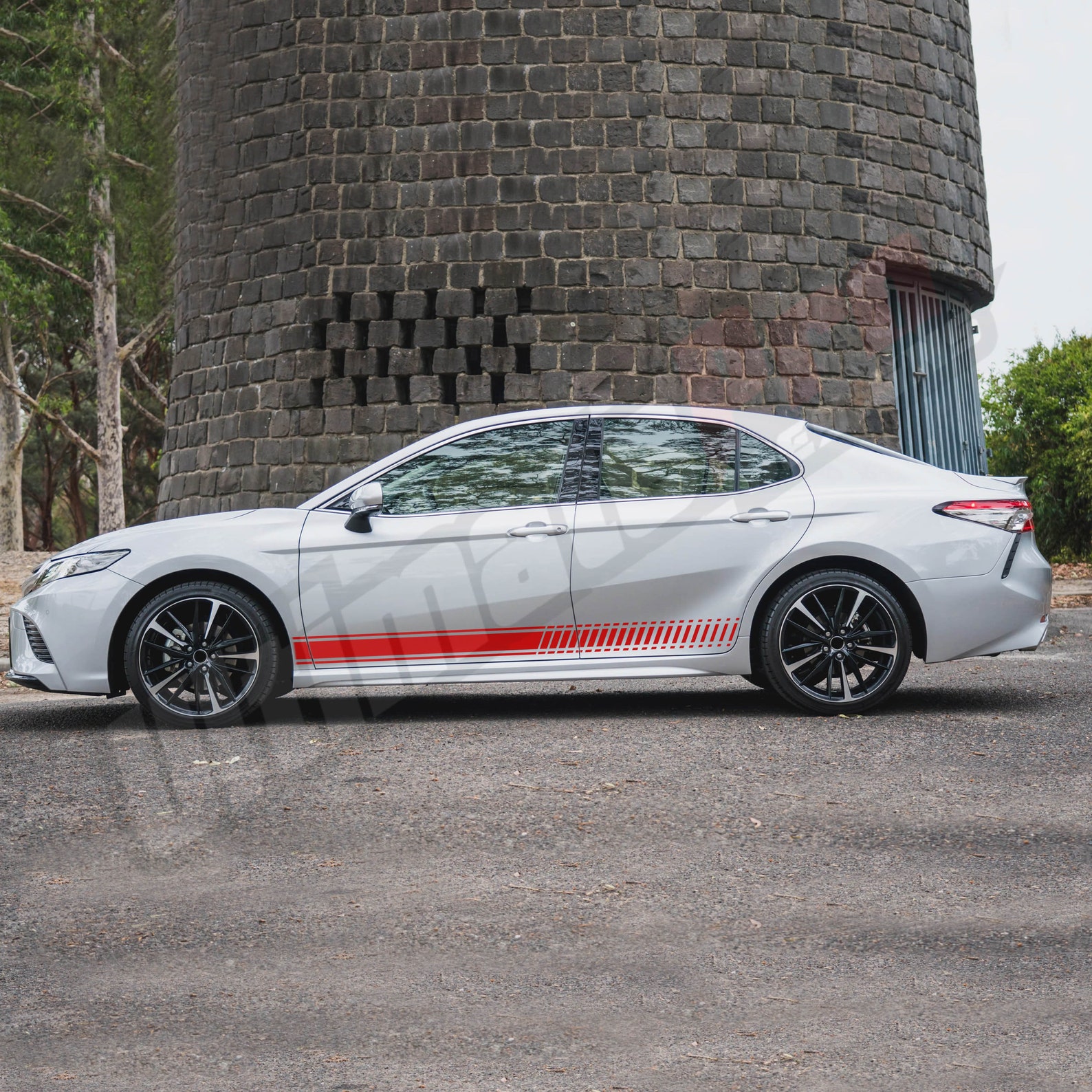 Pair of Decals Compatible With Toyota Camry LE 2015 2018 2019 2020 ...