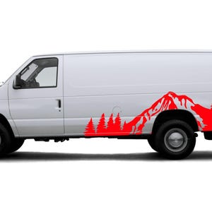 Mountains Trees Graphics Stickers Decals Vinyl Compatible With Ford ...