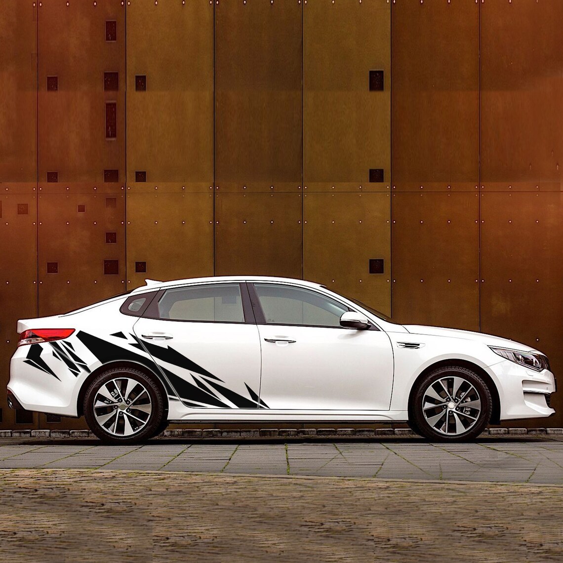 2x Pattern Decal Compatible With KIA Optima DL3 K5 2020 2021 2022 Door ...