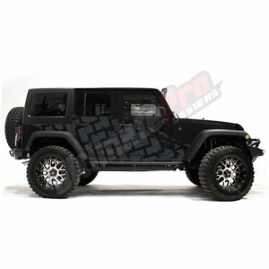 Sticker Side Doors Sport Decal Compatible With Jeep Wrangler JK 2006 ...