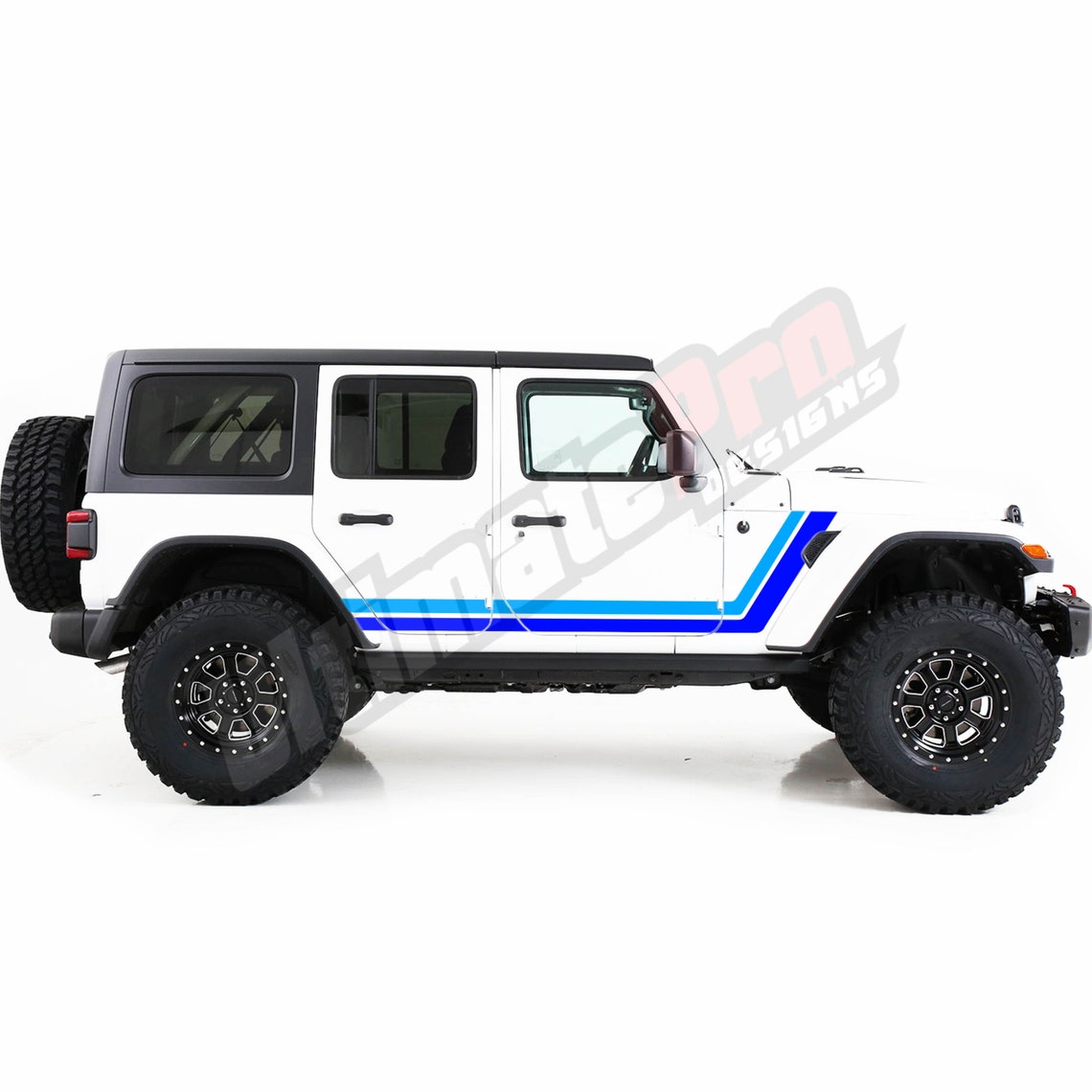Scrambler Stripes Sticker Decal Compatible With Jeep Wrangler - Etsy