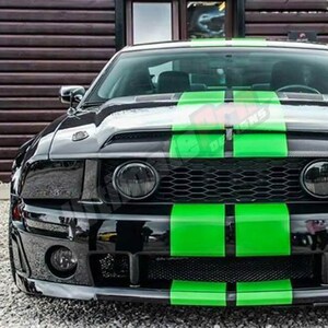 Full Body Stripes Decal Compatible With Ford Mustang Hood Wrap Decal ...