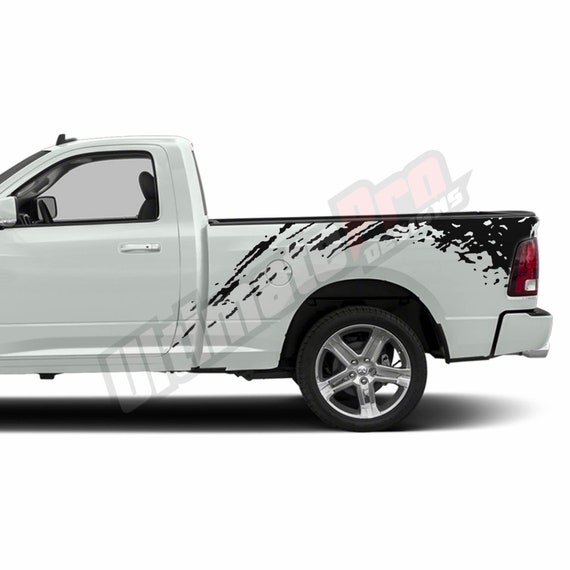 Side Bed Mud Splash Vinyl Decal Sticker Compatible With Dodge | Etsy