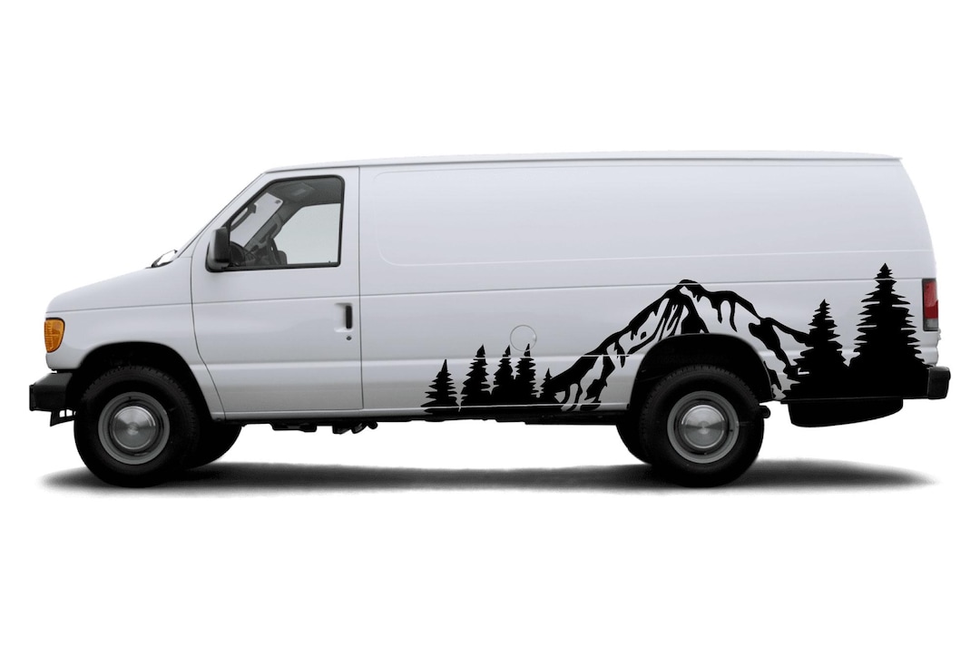 Mountains Trees Graphics Stickers Decals Vinyl Compatible With Ford ...