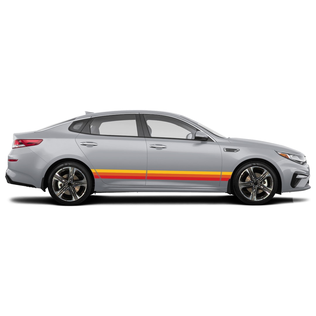 Side Door Color Stripes Decal Compatible With Nissan Altima SL L34 2021 ...