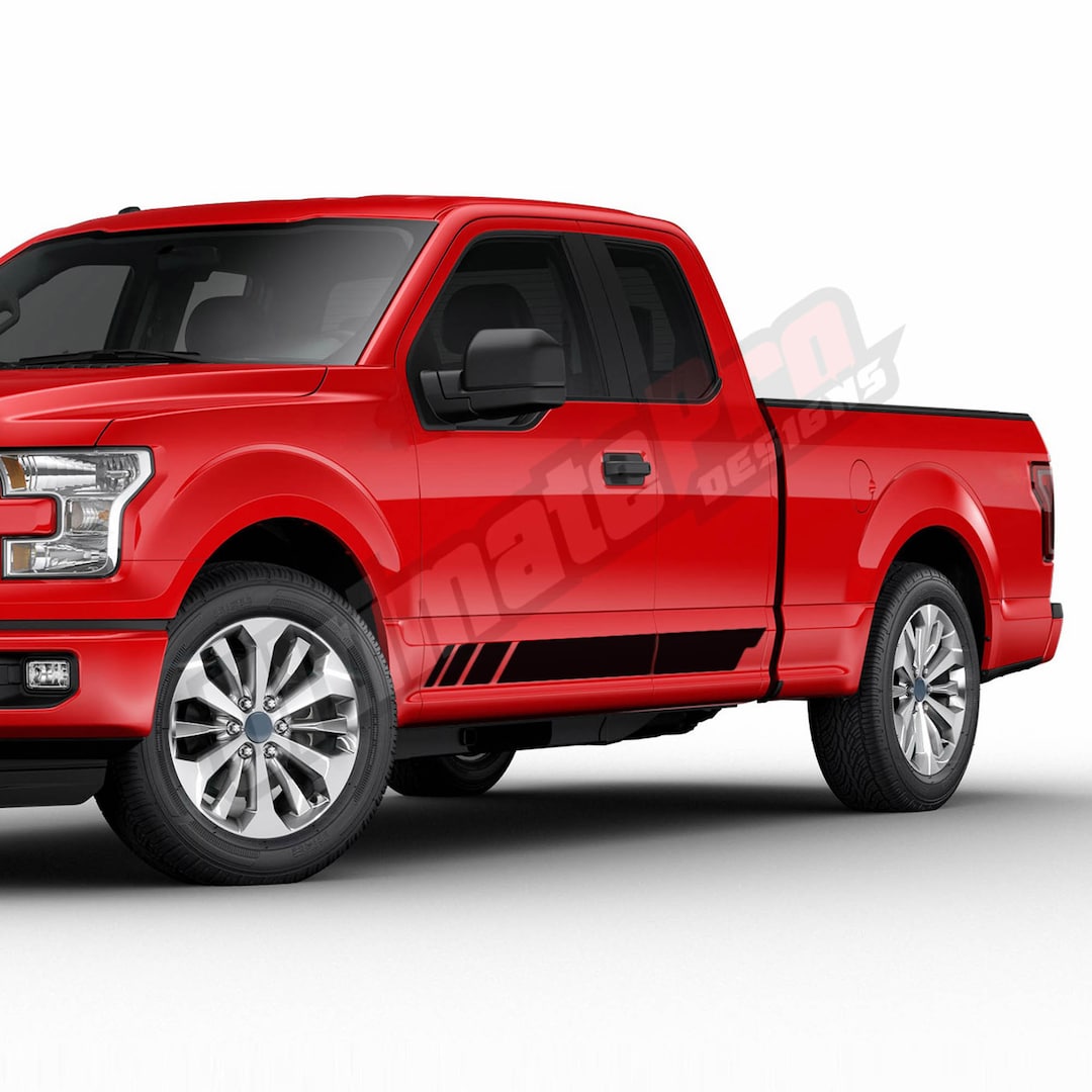 Racing Stripes Compatible With Ford F150 Super Cab Sport Decal Vinyl ...