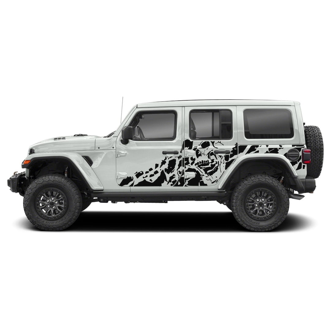 Nightmare Side Graphics Decals Compatible With Jeep Wrangler JL 2018 ...