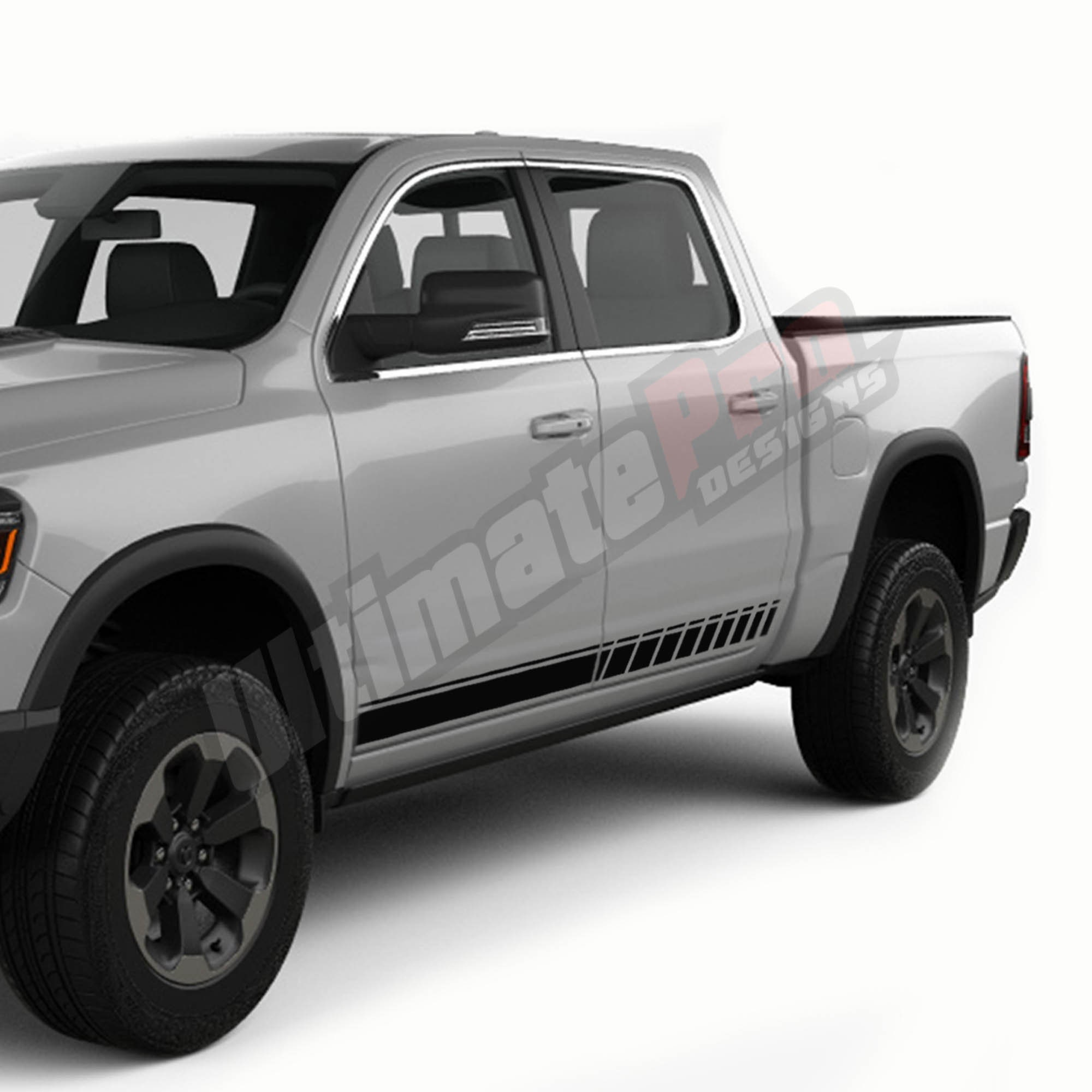 Crew Cab Side Door Stripes Decal Sticker Compatible With Dodge Ram RT ...