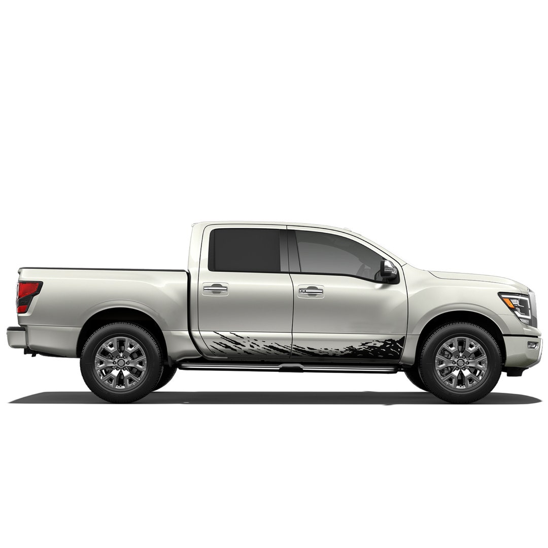 Side Bed Mud Splash Decal Sticker Vinyl Graphics Compatible With Nissan ...