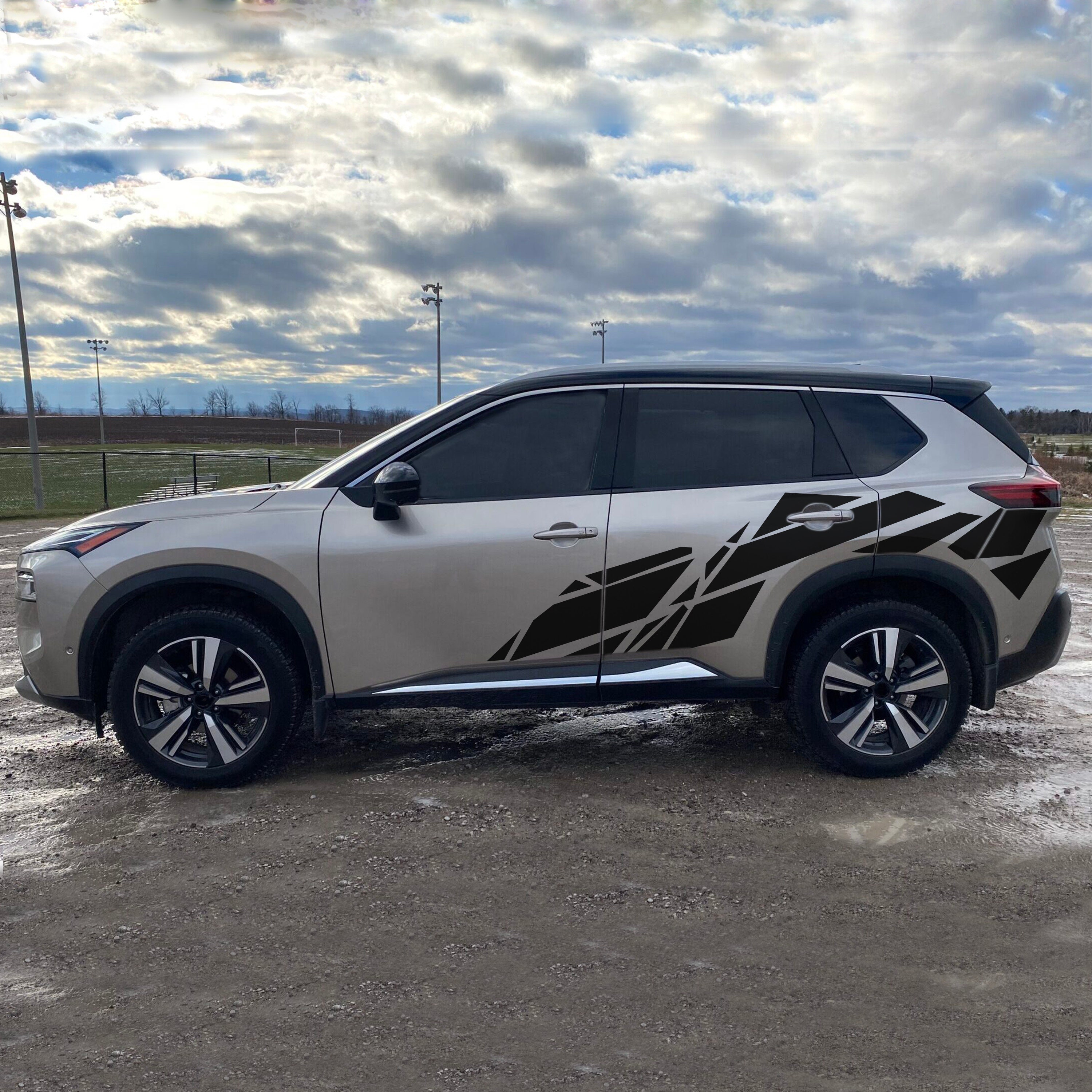 Pattern Decal Compatible With Nissan Rogue T33 SUV Door Wrap - Etsy