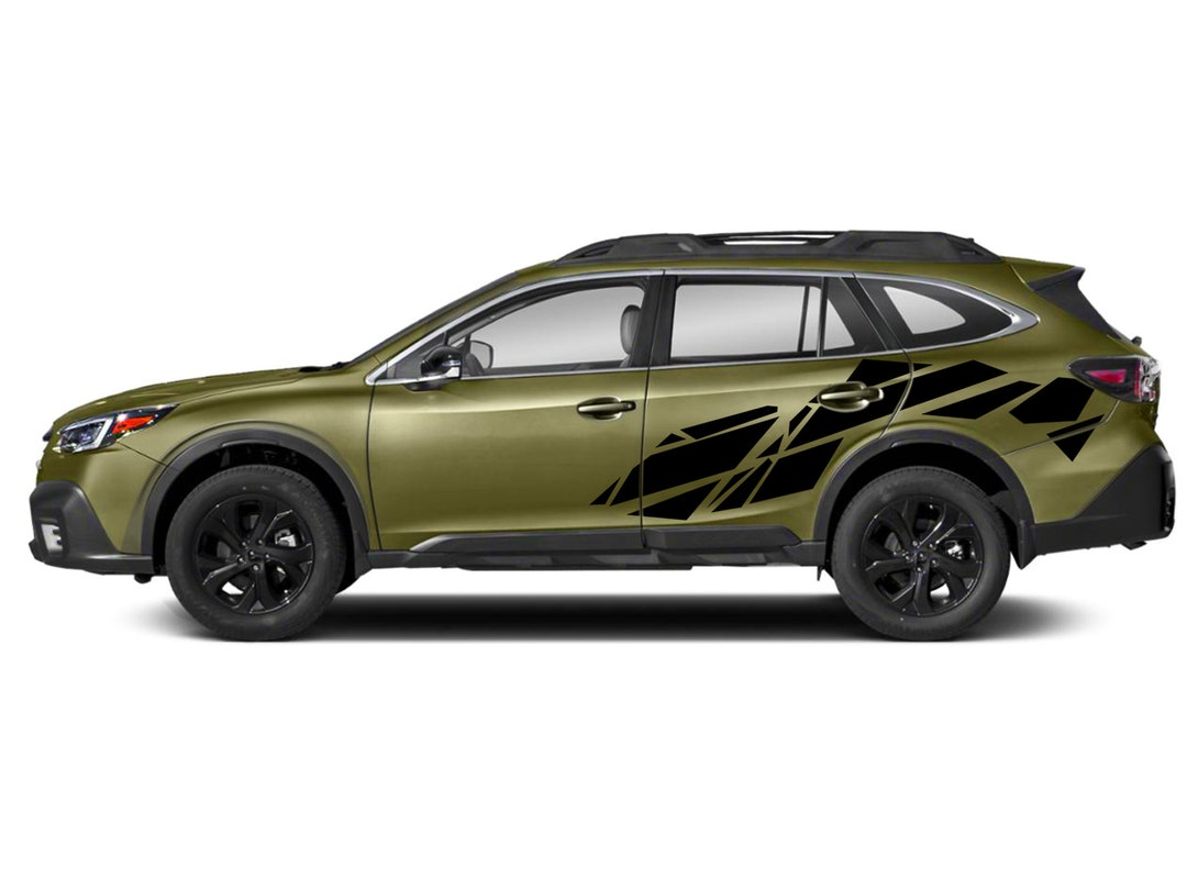 Set of Vinyl Wrap Compatible With Subaru Outback 2015 - 2020 Full Body ...