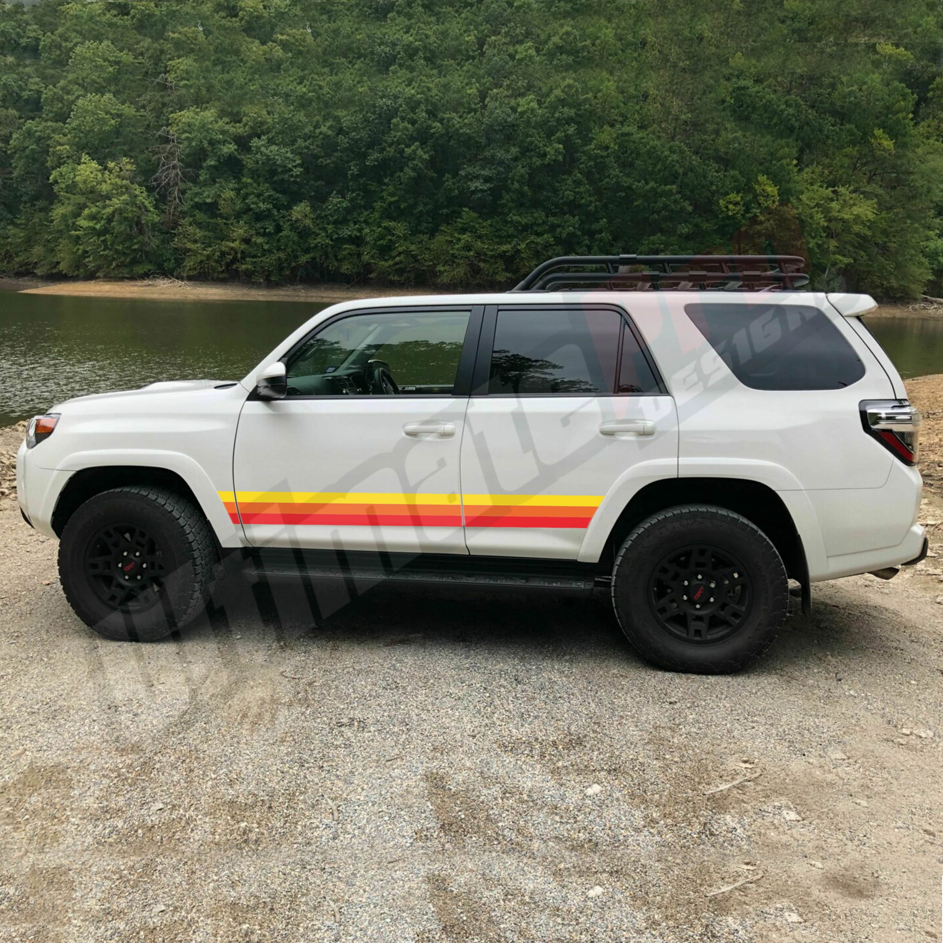 Side Door Color Stripes Decal Compatible With Toyota 4runner - Etsy