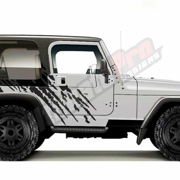 Jeep Mud Splash Decal - Etsy