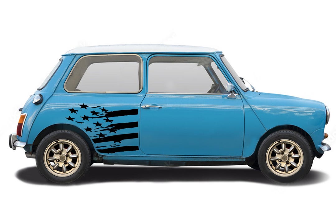 Tattered US Flag Decals Stickers Vinyl Graphic Designs Compatible With ...