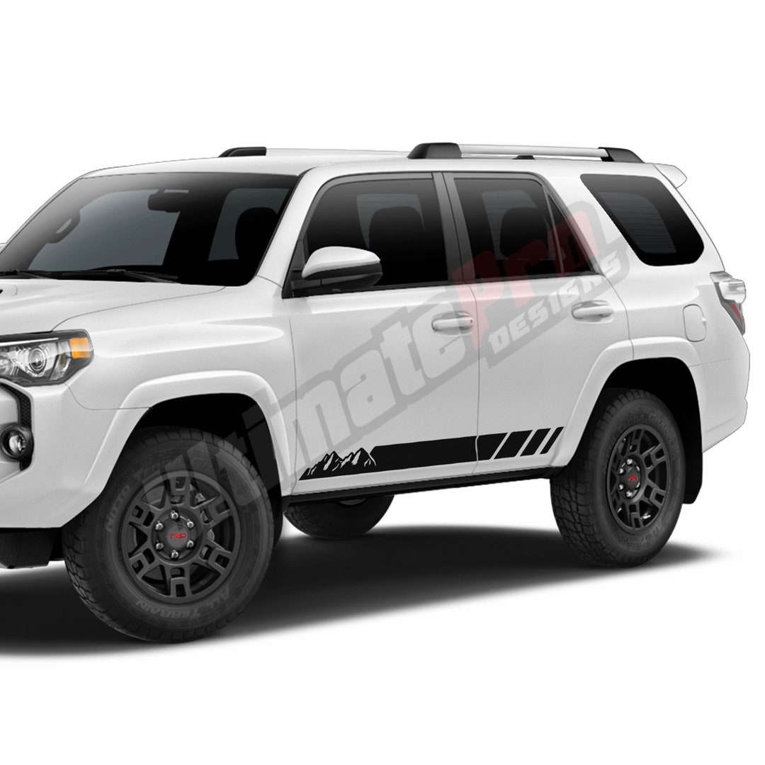 Sticker Mountains Compatible With Toyota 4runner 2009 - 2020 Side ...