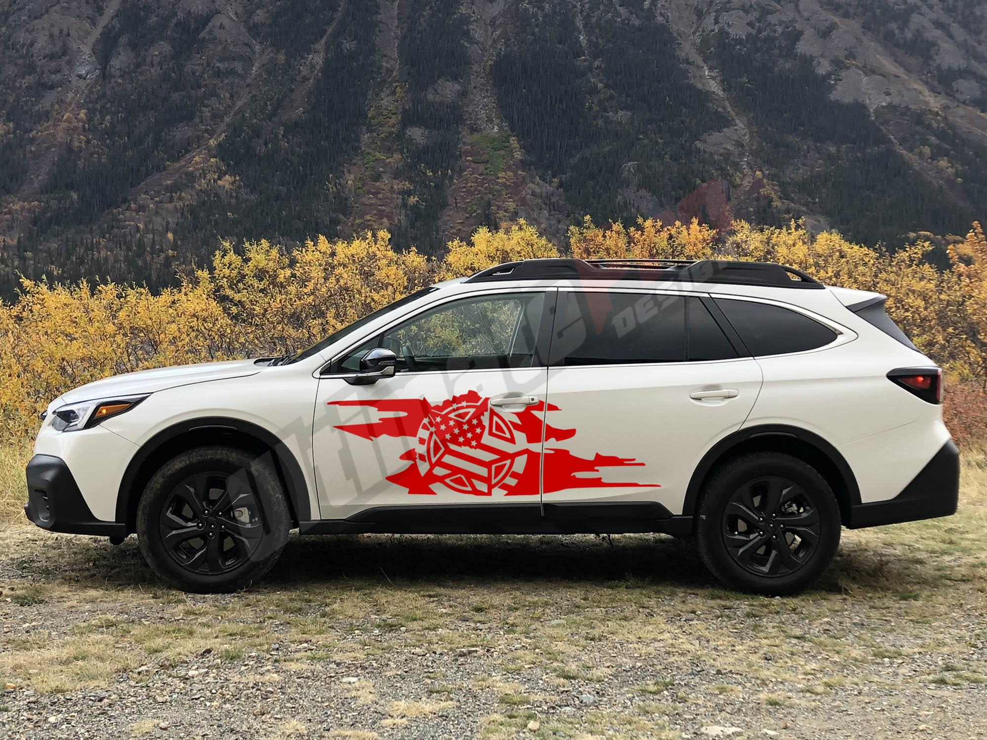 Army Star Side Door Sticker Sport Decal Compatible With Subaru Outback ...