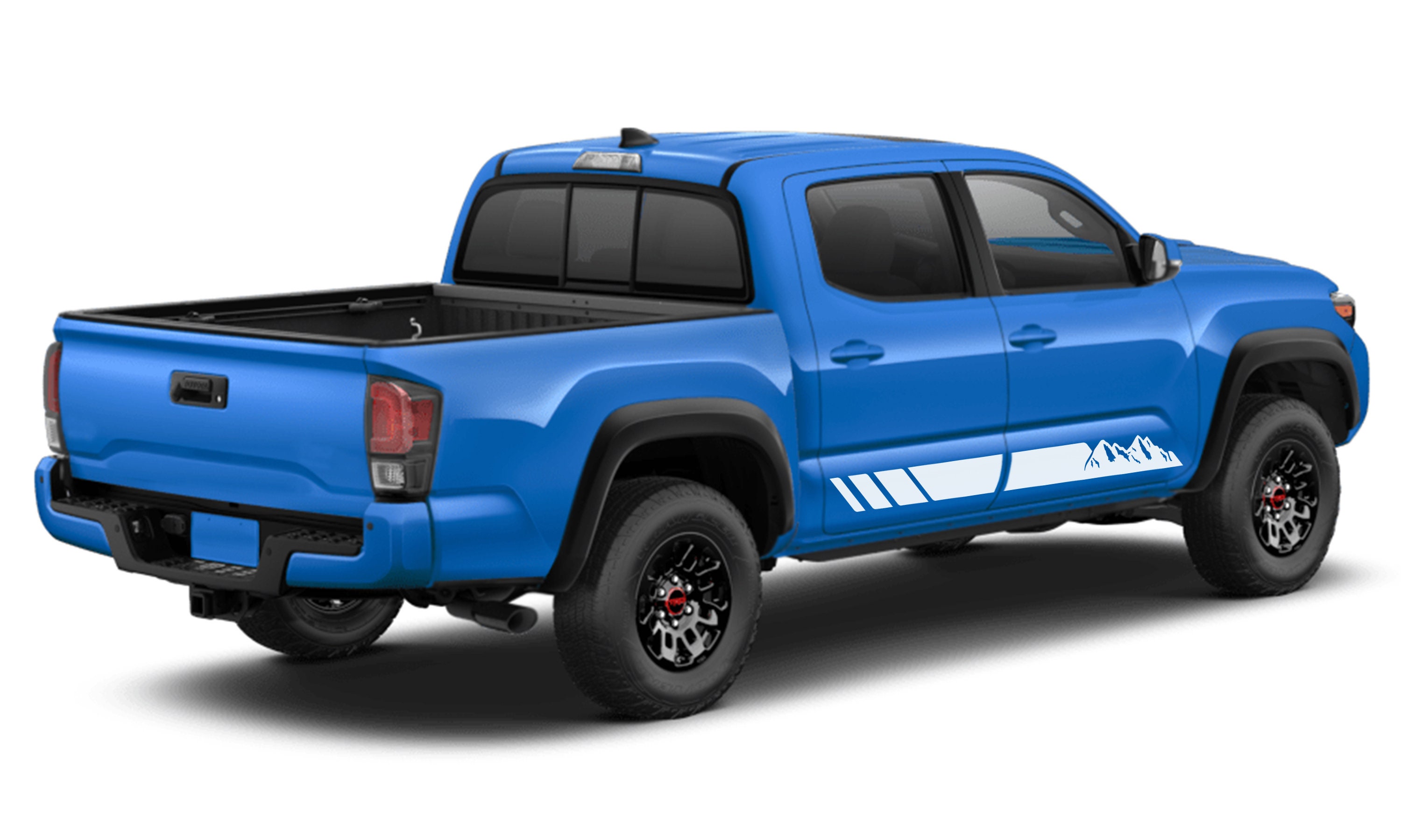 2x Sticker Sport Decal Vinyl Set Side Door Mountains Stripes - Etsy