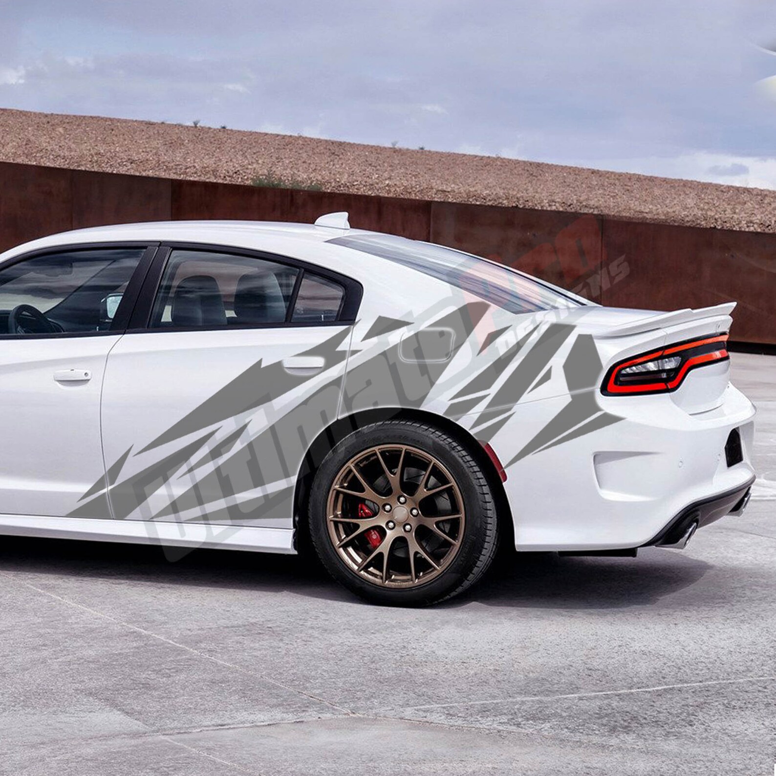 Wrap Decal Sticker Vinyl Compatible With Dodge Charger Sport Full Body ...