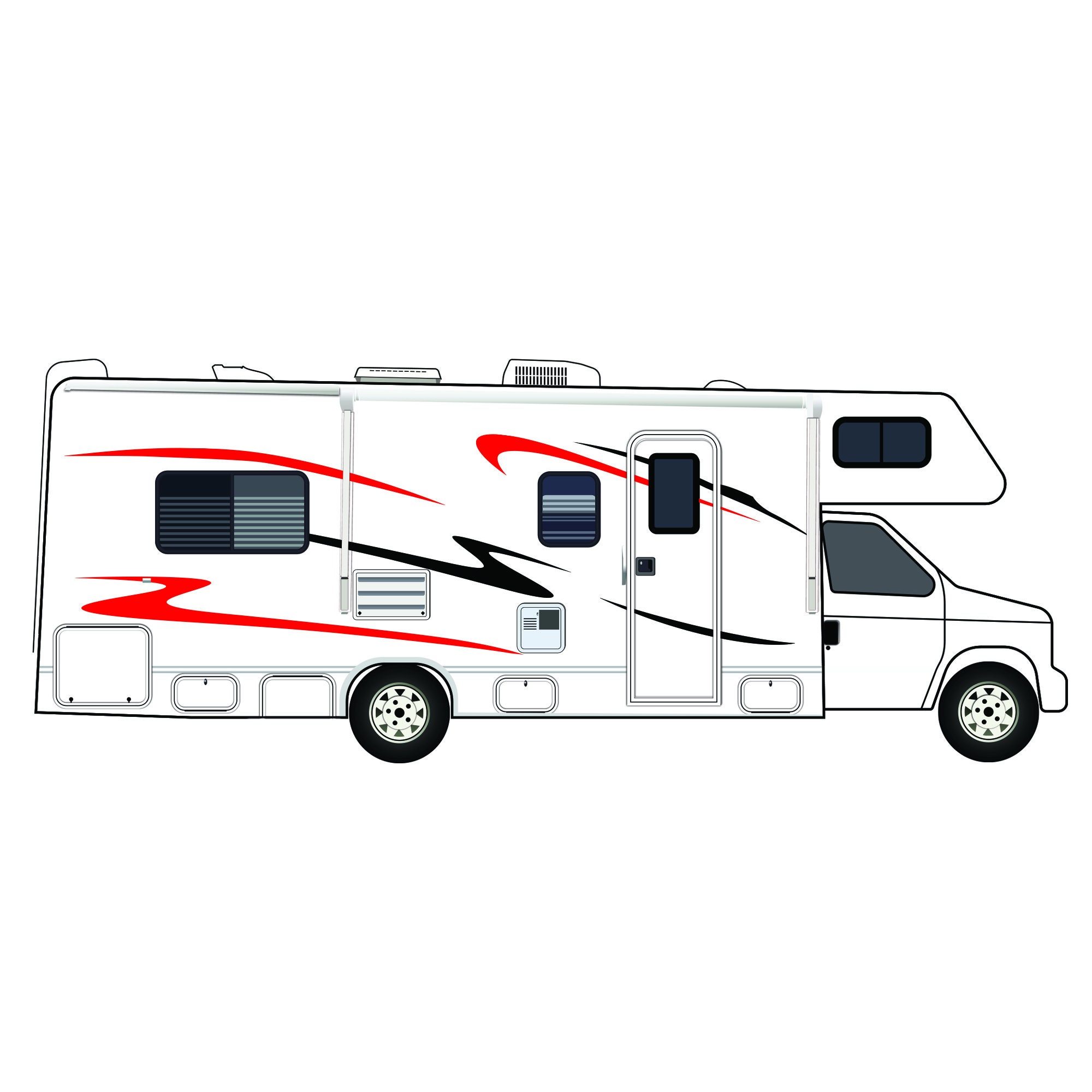 Replacement RV Motor Home Decals Graphics Vinyl Kits for Sunseeker 29 ...